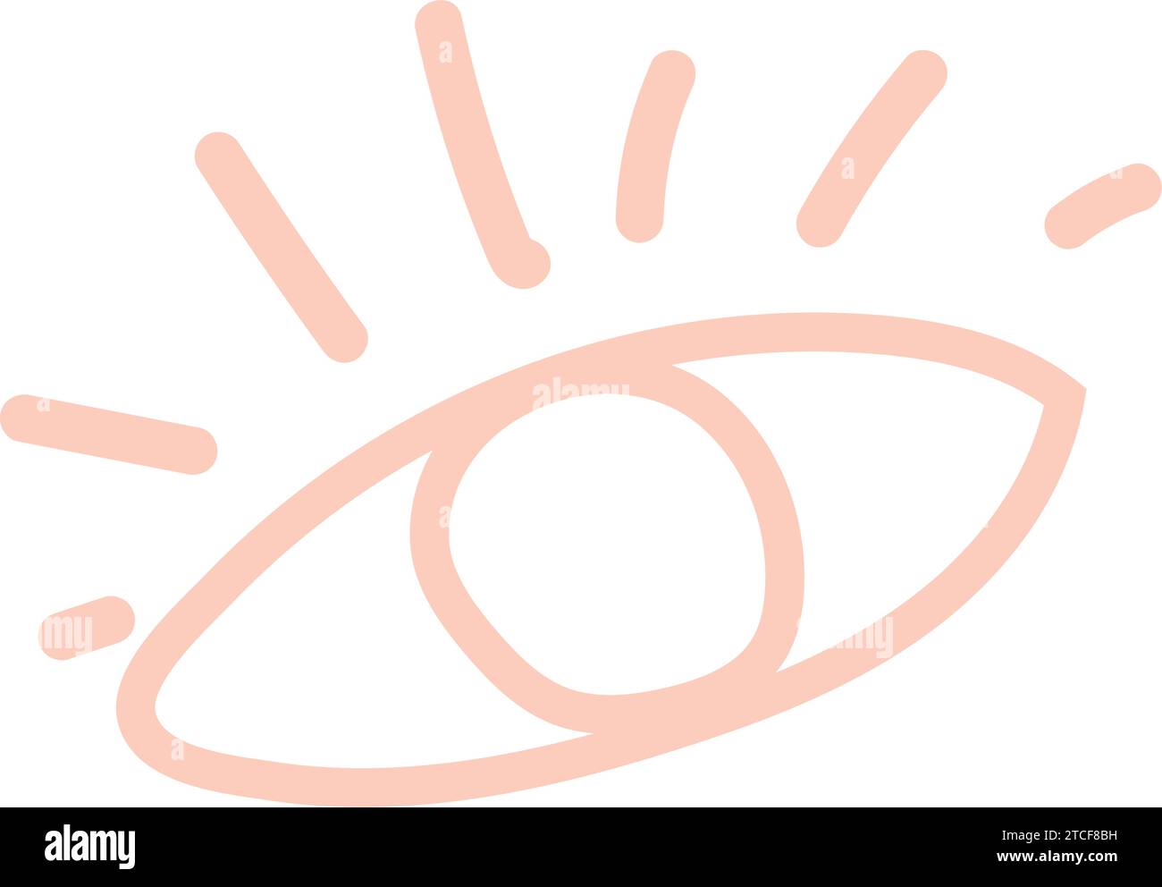 Hand draw eye sketch icon Vector Stock Vector Image & Art - Alamy