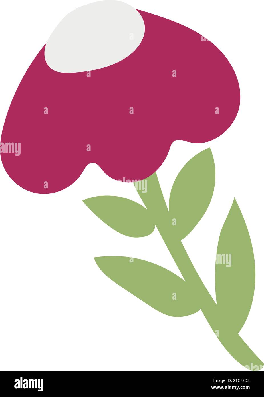 Hand draw flower sketch icon Vector Stock Vector Image & Art - Alamy