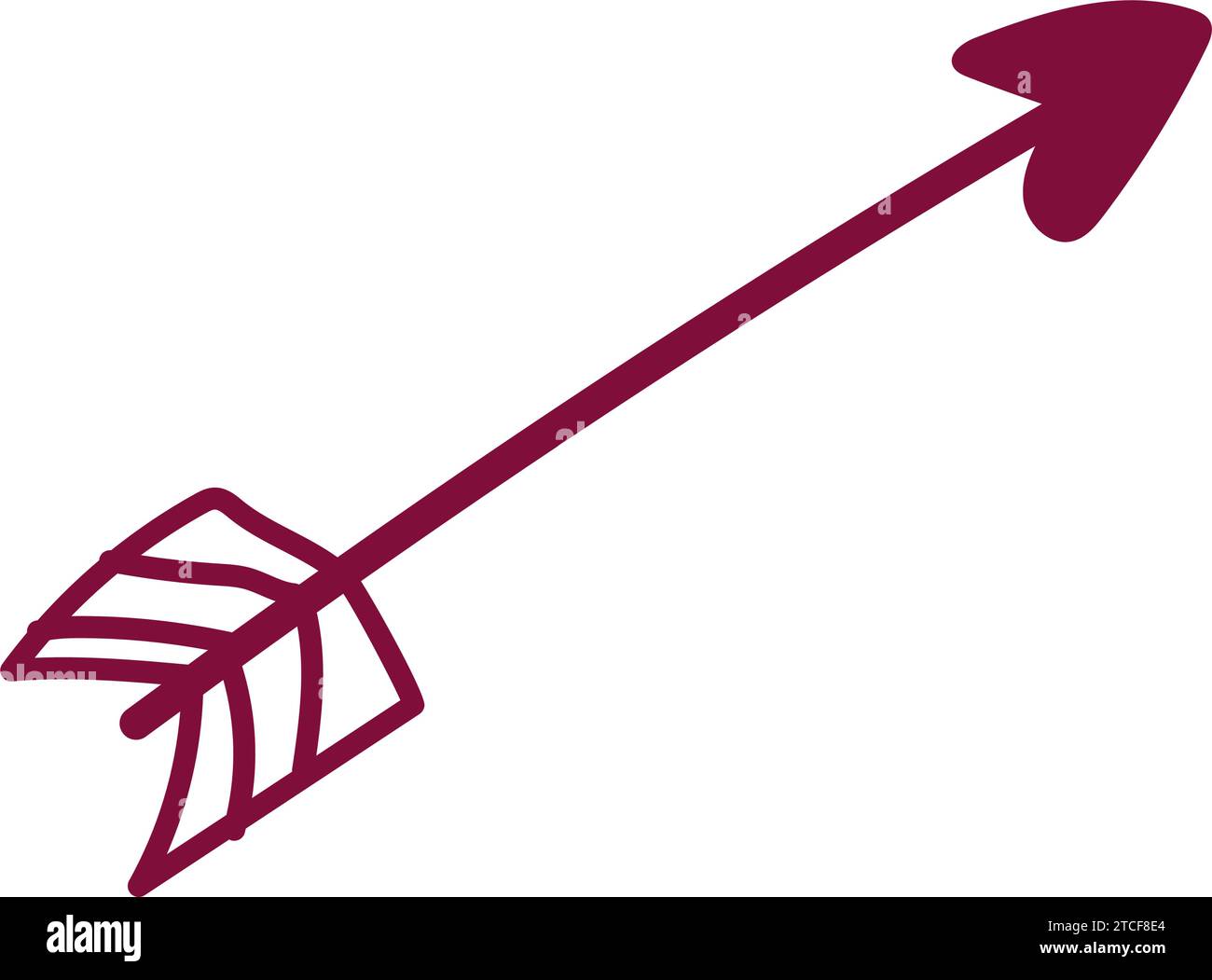 Hand draw arrow sketch icon Vector Stock Vector Image & Art - Alamy