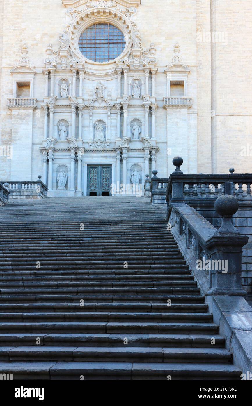 Stairs around cathedral hi-res stock photography and images - Alamy