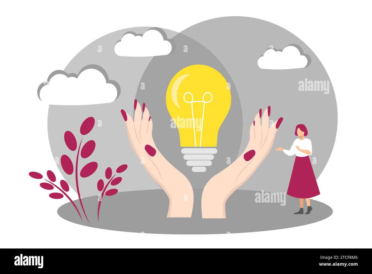 Good idea banner light Cut Out Stock Images & Pictures - Alamy