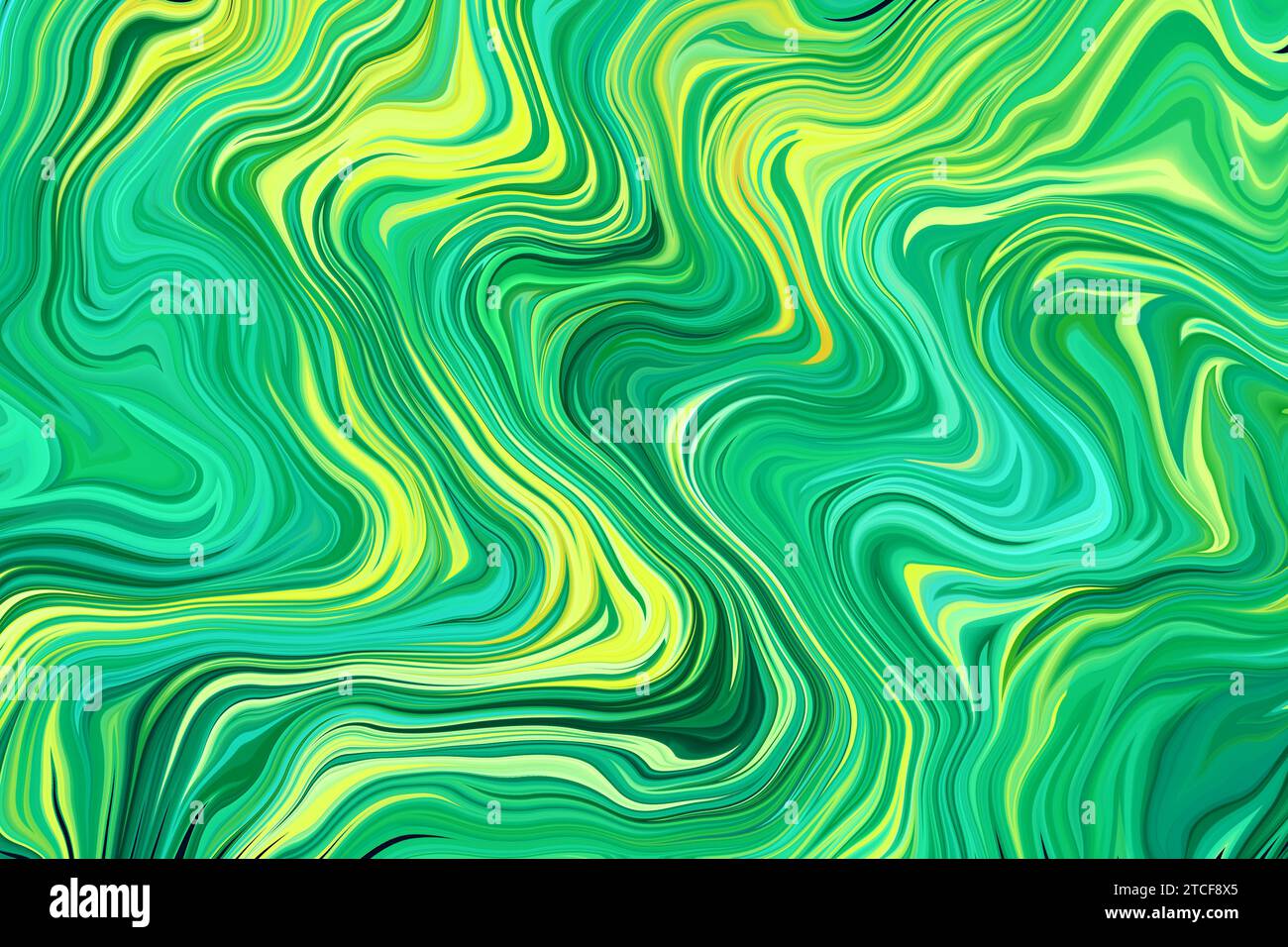 Green wavy pattern background design graphic artist accents stylish and ...