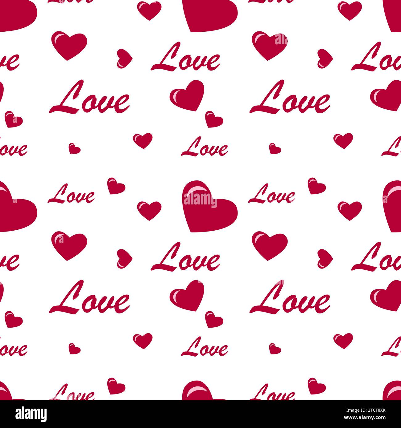 Seamless heart word love Stock Vector Images - Alamy