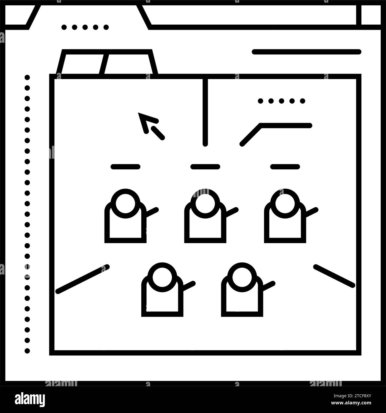 prototyping game development line icon vector illustration Stock Vector ...