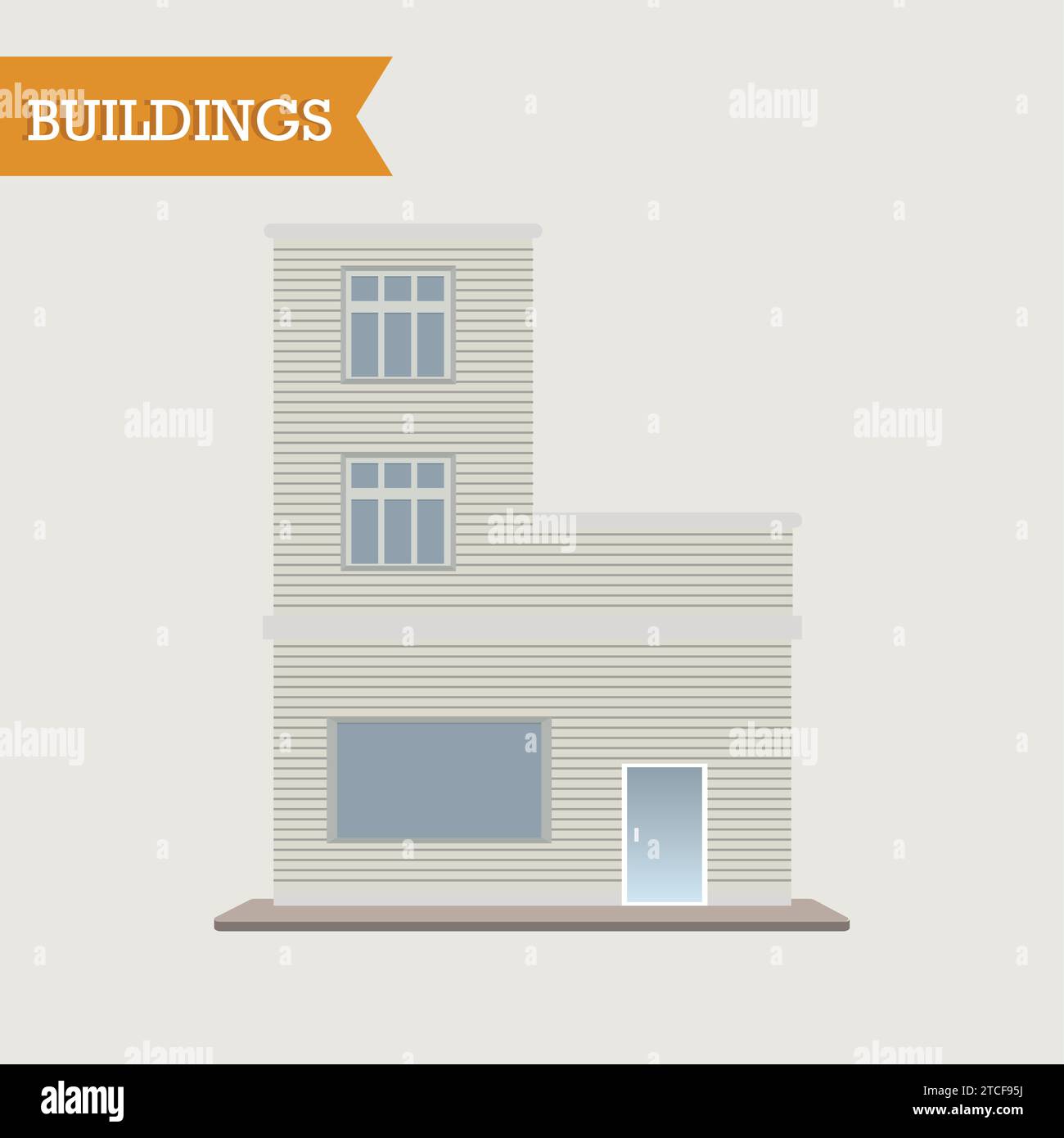 Isolated colored building icon image Vector Stock Vector Image & Art ...