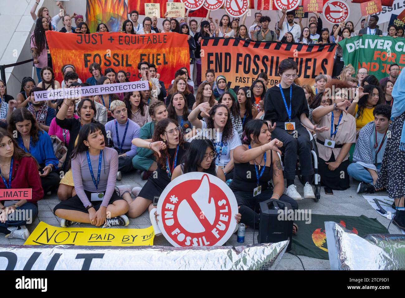 COP28 Vereinigtes Arabisches Emirat, Dubai South am 12.12.2023 ...