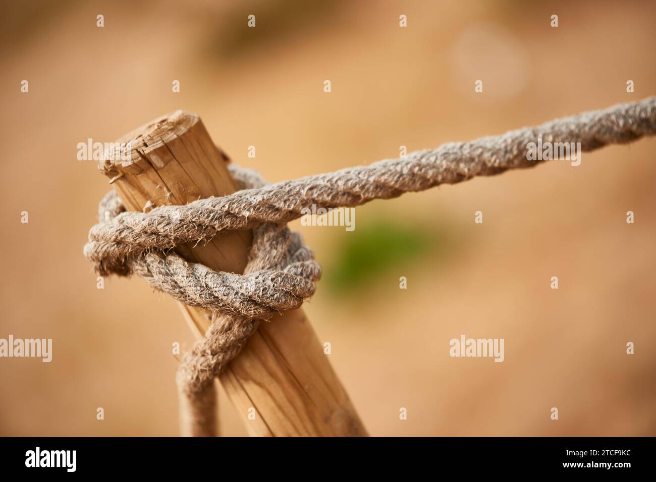 View of the pole and rope over blur background Stock Photo - Alamy