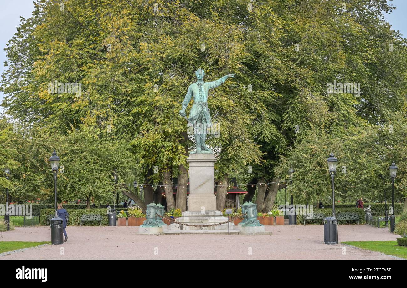 Statue Karl XII., Park Königsgarten, Kungsträdgarden, Stockholm ...