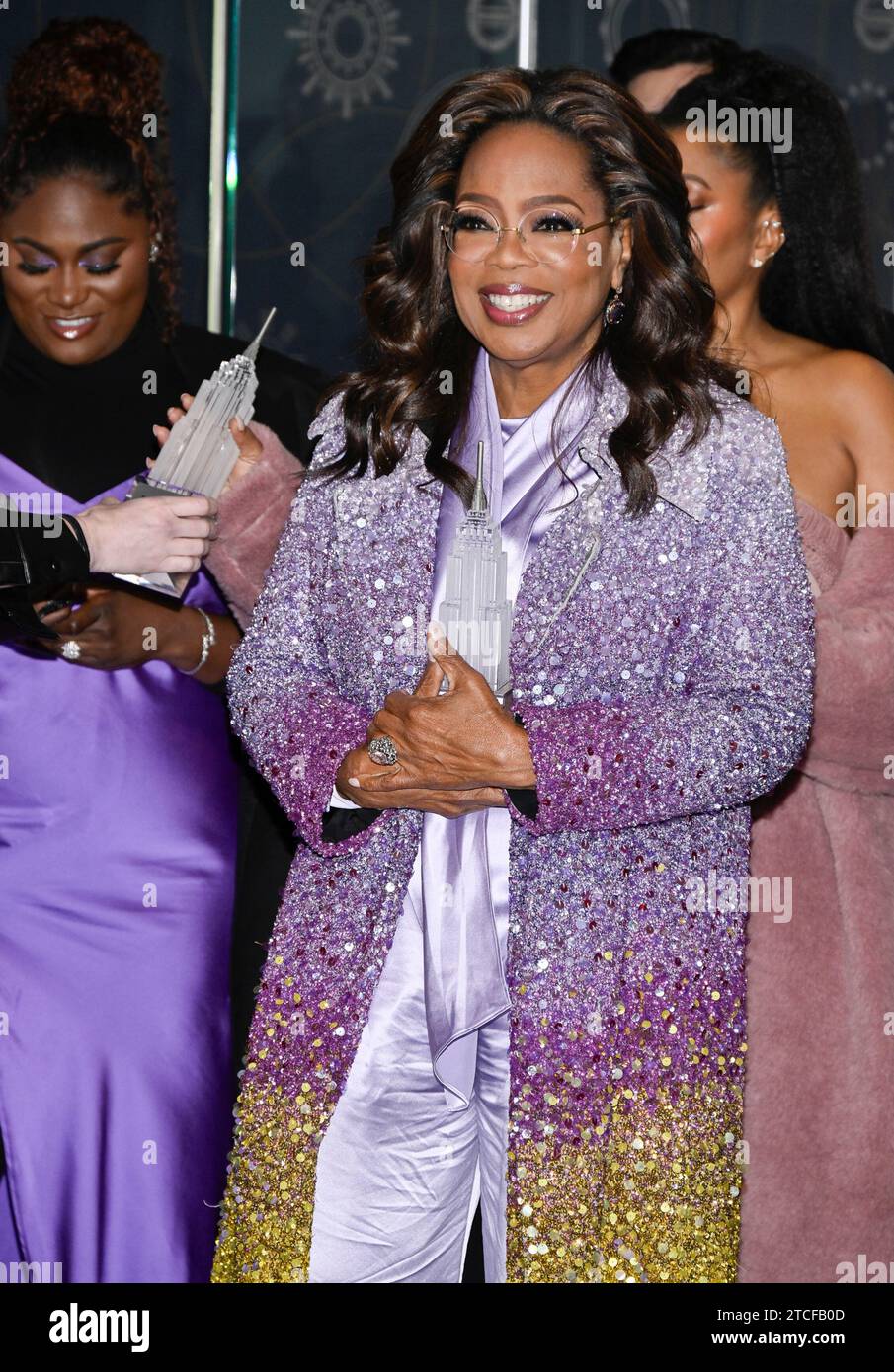 Producer Oprah Winfrey from "The Color Purple" participates in the ...