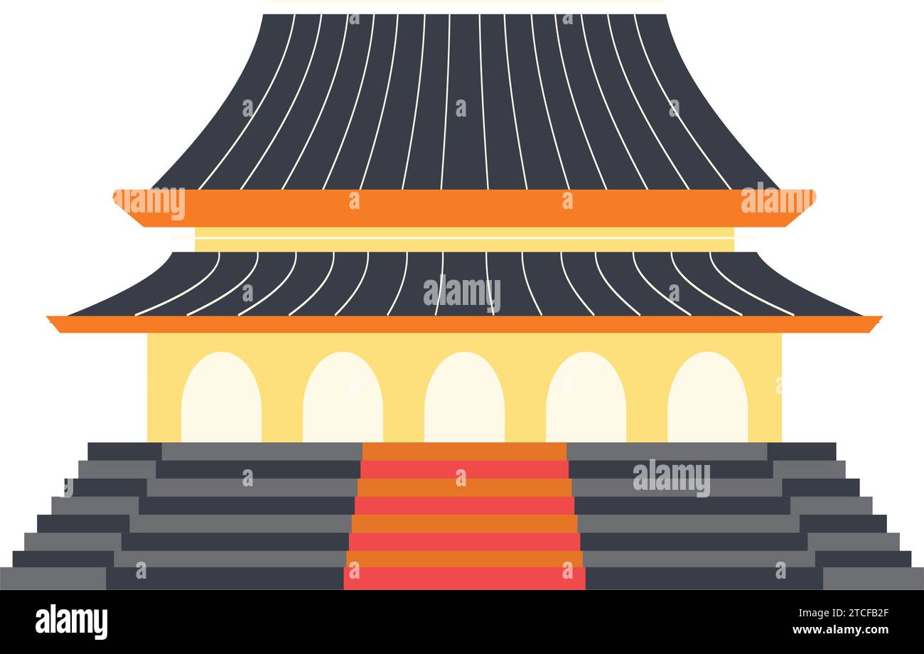 Isolated colored traditional japanese castle landmark Vector Stock ... Isolated colored traditional japanese castle landmark Vector Stock ...