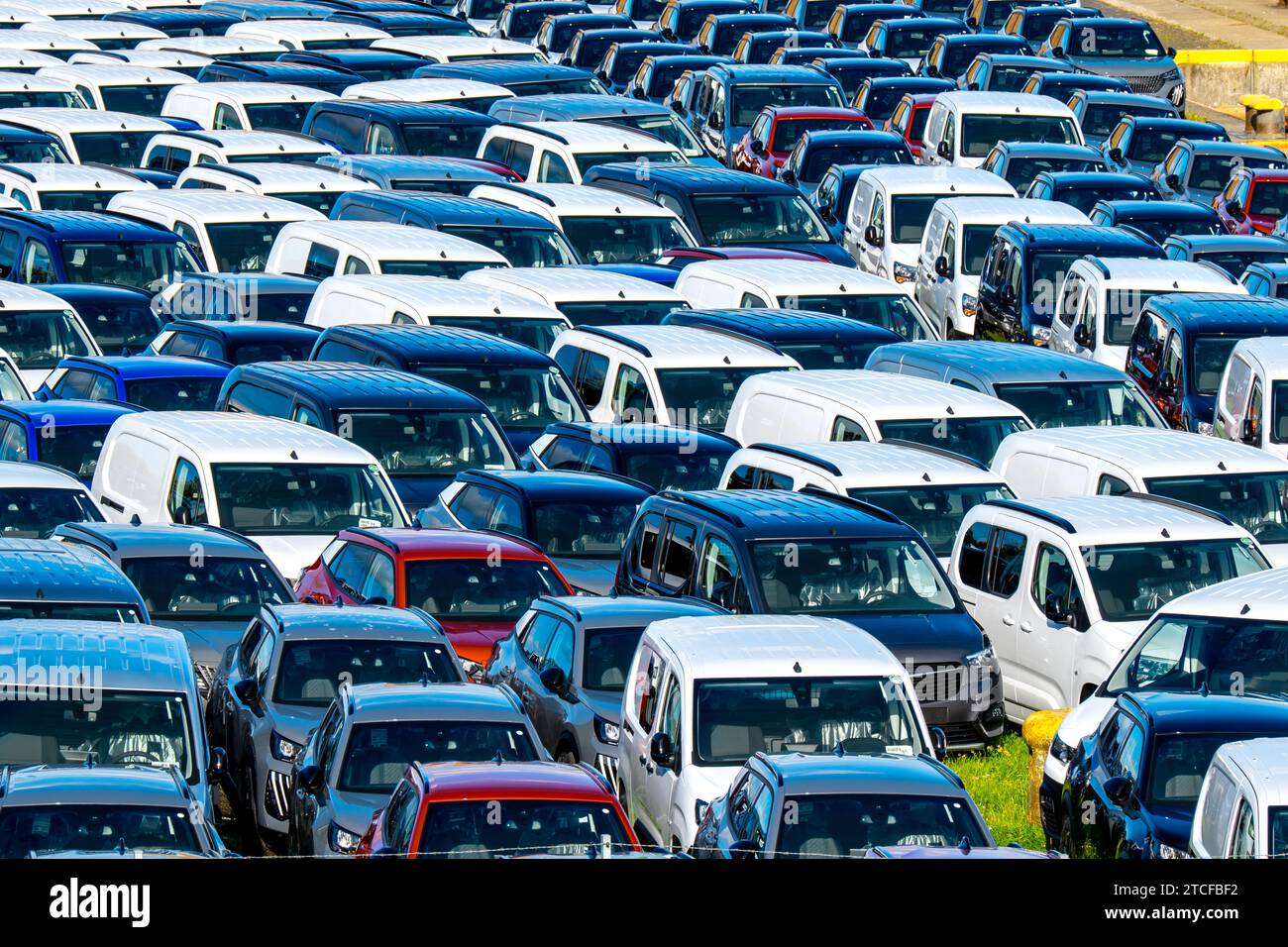 Shipping cars in container hi-res stock photography and images - Alamy
