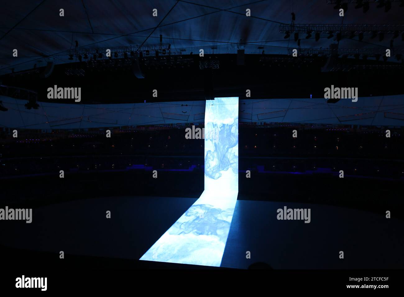 FEB 4, 2022 - Beijing, China: the Olympic Rings performance begins with ...