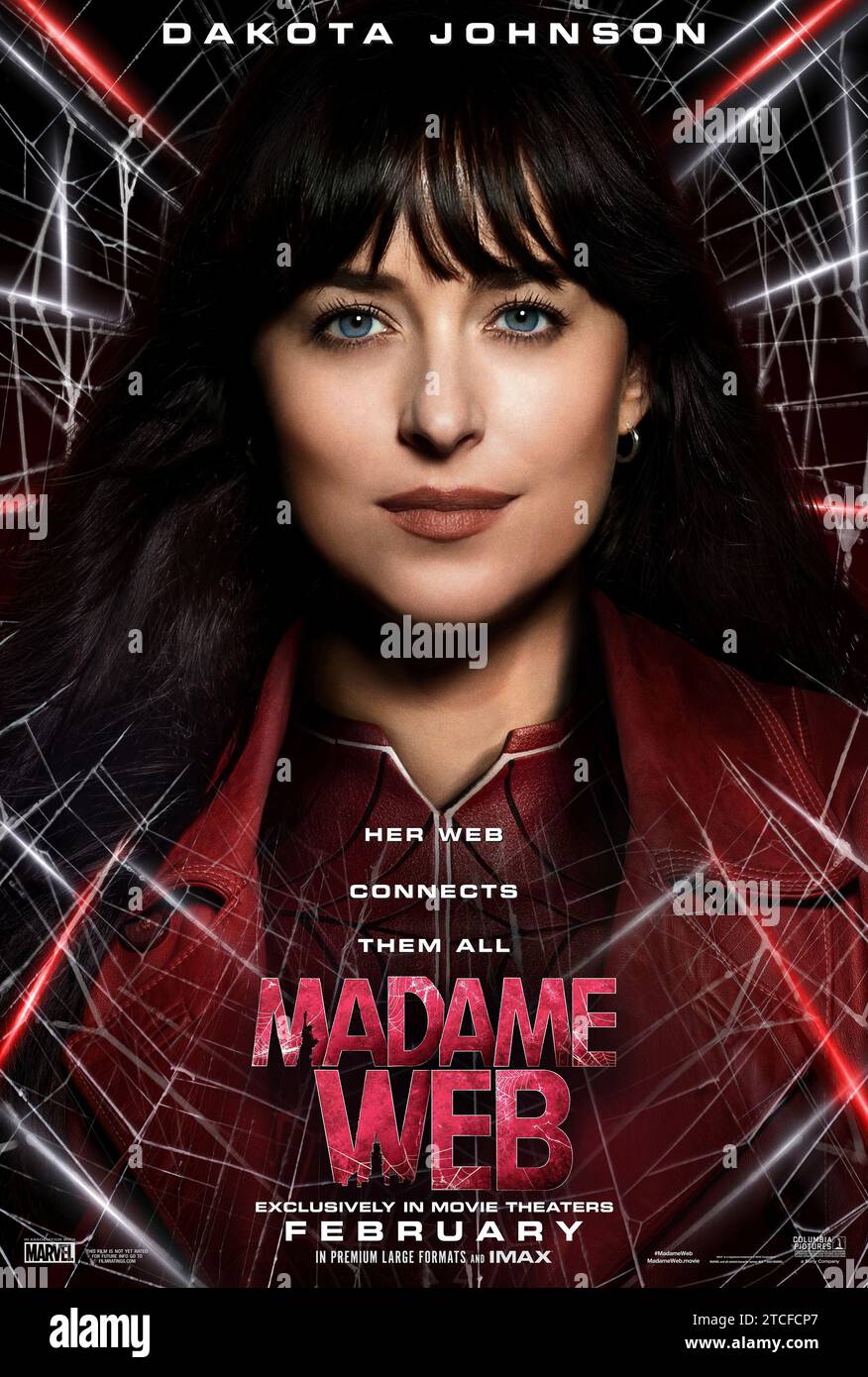 Madame Web Dakota Johnson poster Stock Photo - Alamy