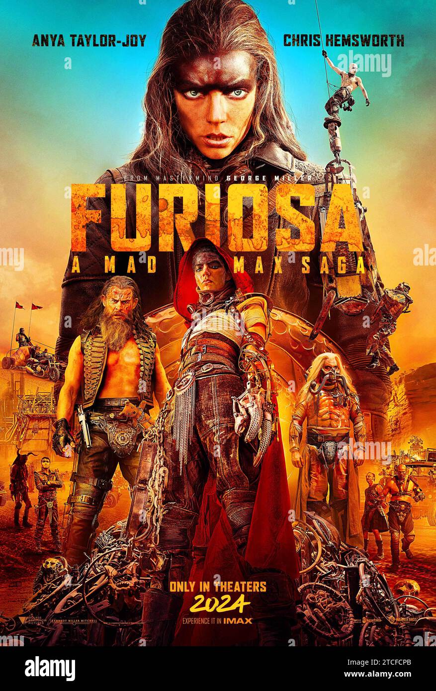 Furiosa Anya Taylor-Joy poster Stock Photo - Alamy