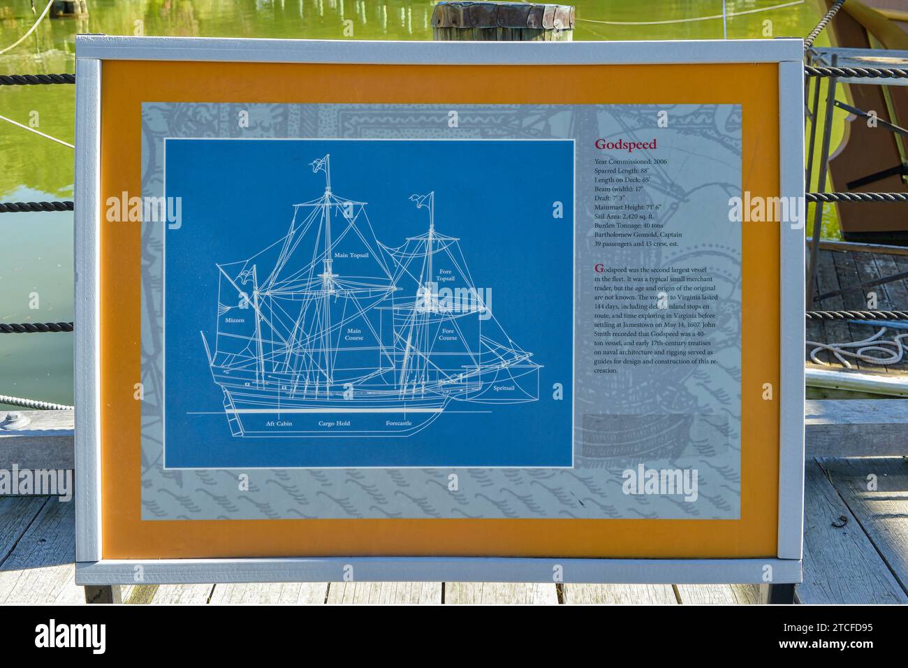 Re-creation of the three ships that brought America's first colonists ...