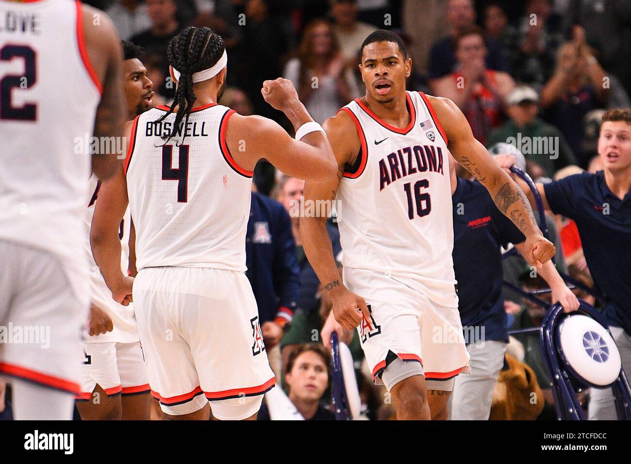 PALM DESERT, CA - NOVEMBER 23: Arizona Wildcats forward Keshad Johnson ...