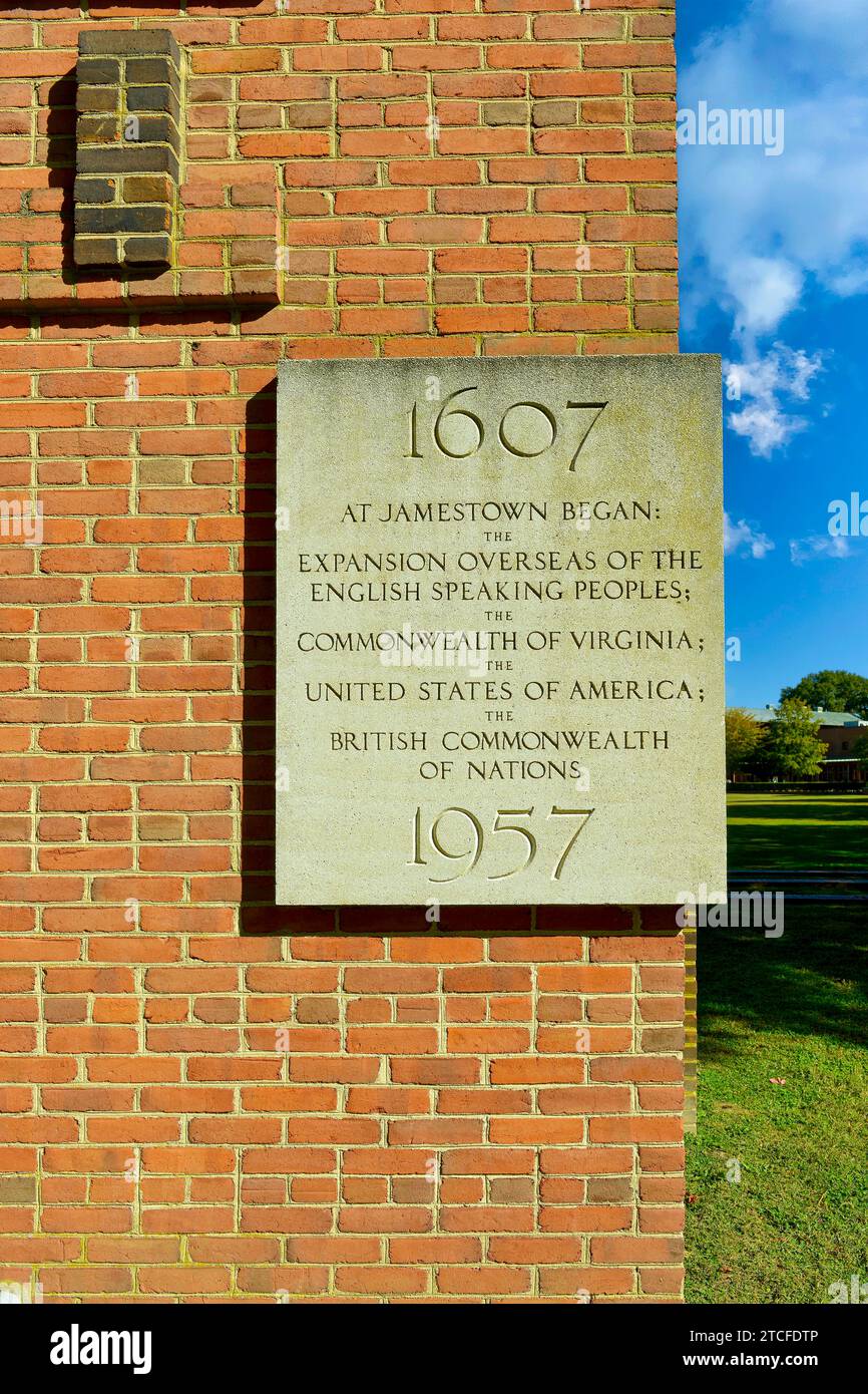 The Commemoration Tower erected 350 years after the settlement began in ...