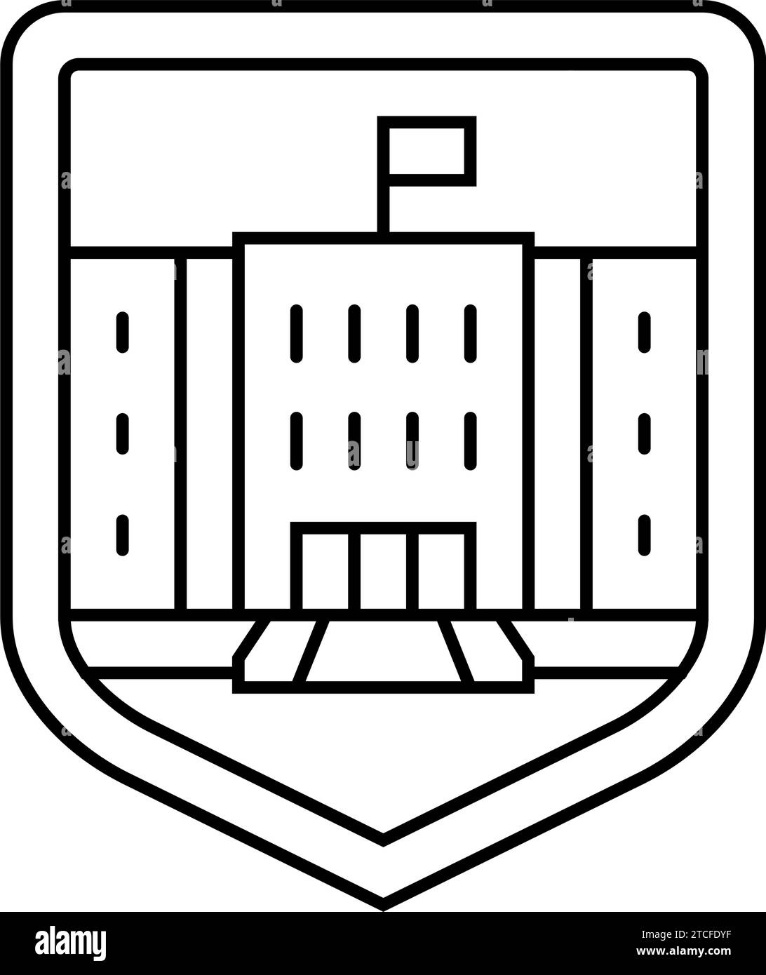 school safety primary school line icon vector illustration Stock Vector ... school safety primary school line icon vector illustration Stock Vector ...