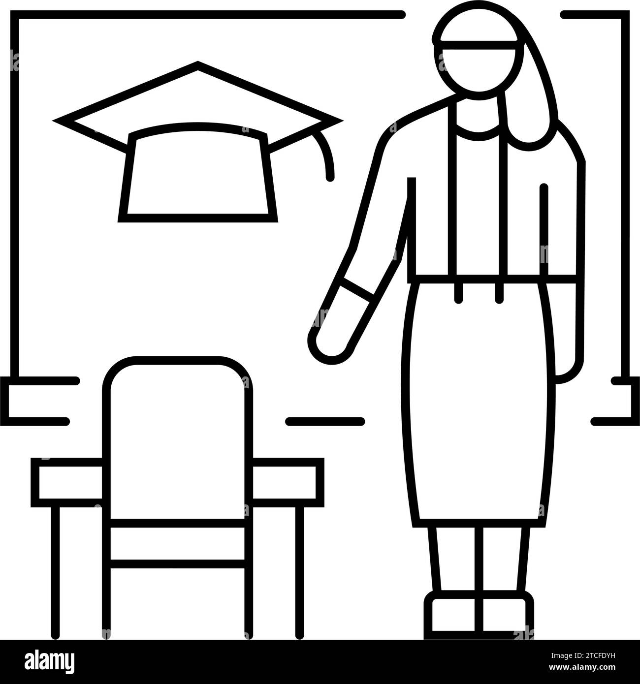 classroom management primary school line icon vector illustration Stock ... classroom management primary school line icon vector illustration Stock ...