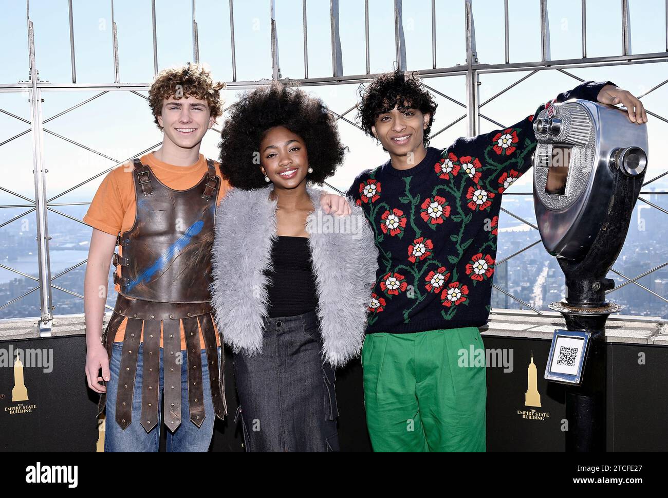 Walker Scobell, from left, Leah Sava Jeffries and Aryan Simhadri from ...