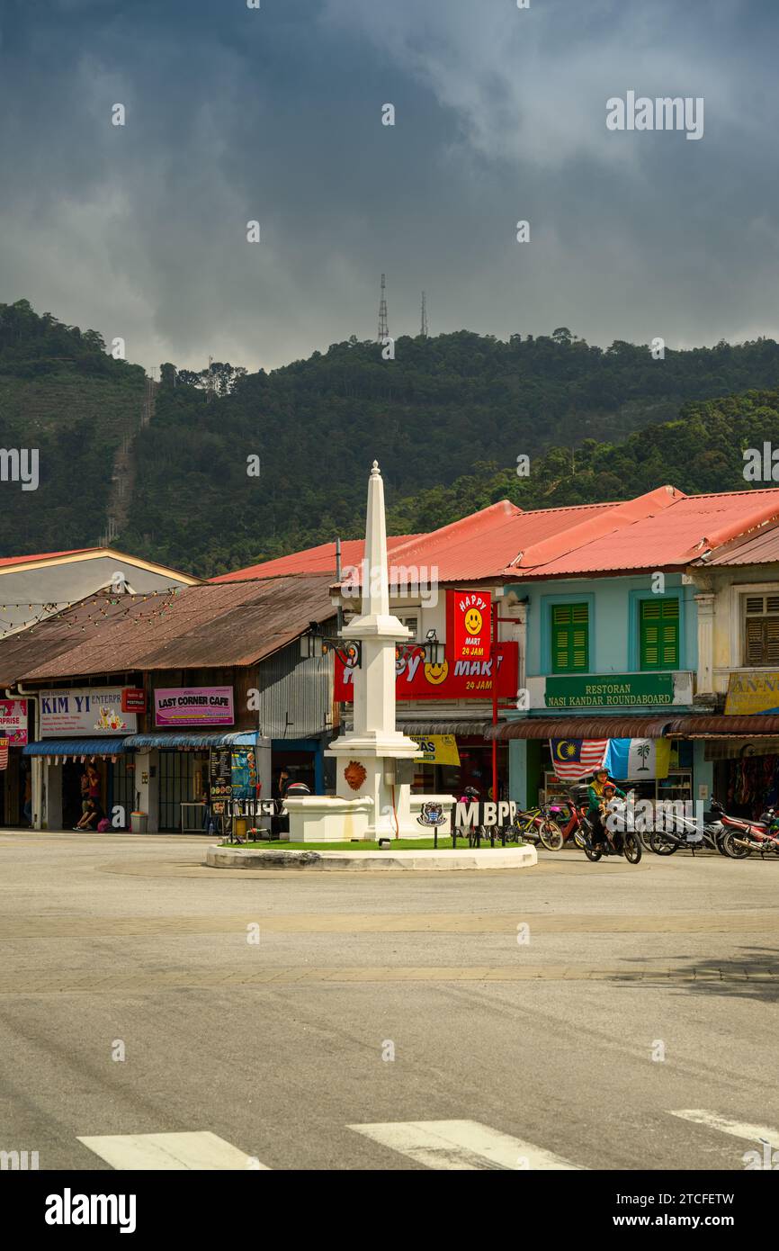 The Balik Pulau Roundabout, Penang, Malaysia Stock Photo - Alamy