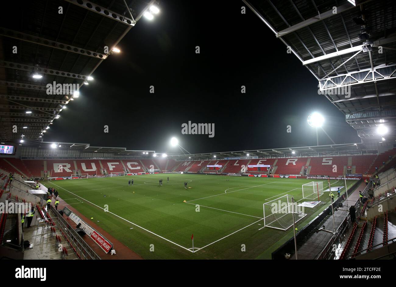 A general view of the AESSEAL New York Stadium, Rotherham. Picture date ...