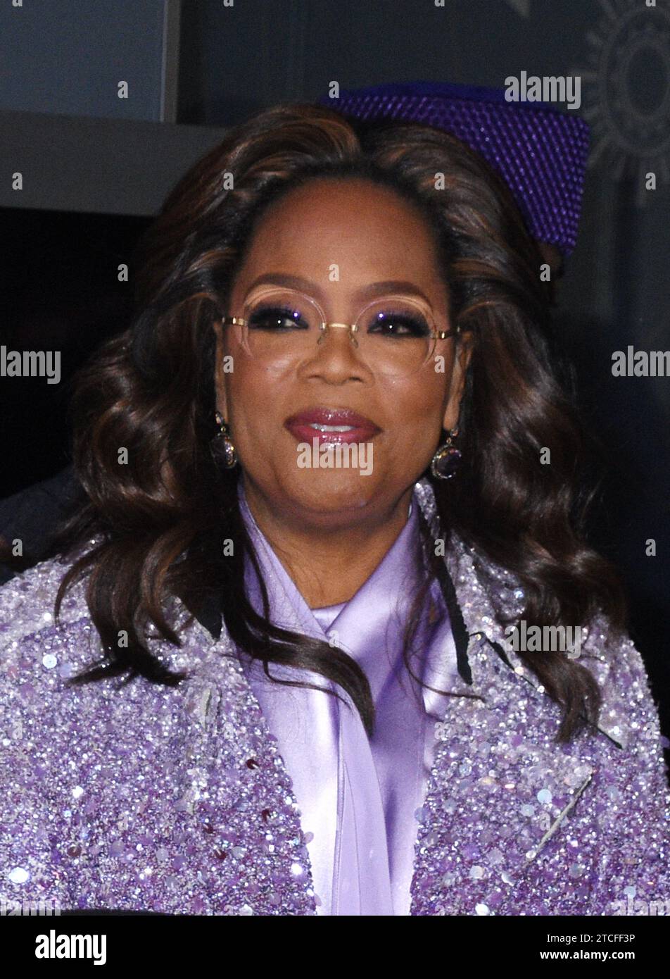 New York, NY, USA. 12th Dec, 2023. Oprah Winfrey pictured as the cast ...