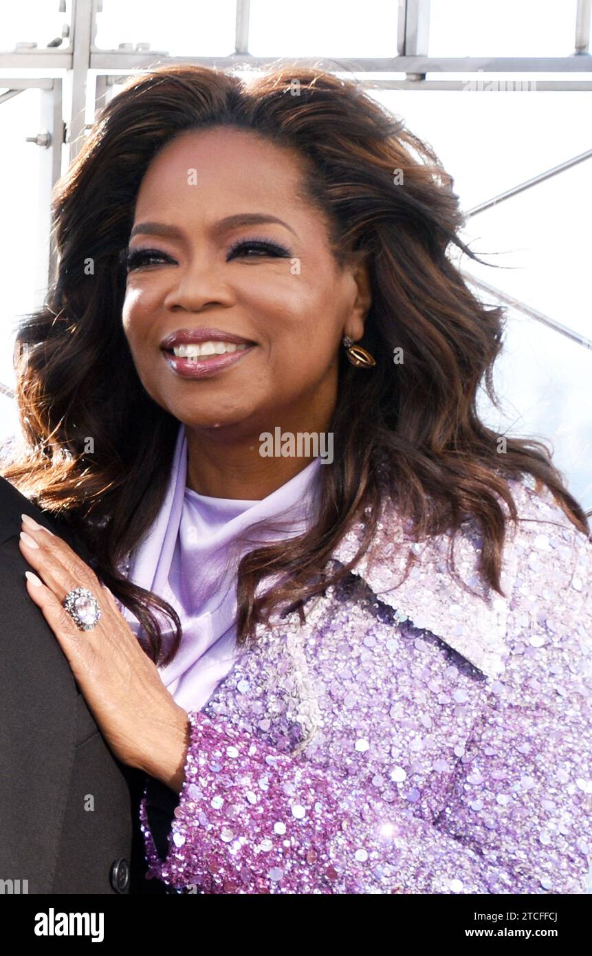New York, NY, USA. 12th Dec, 2023. Oprah Winfrey pictured as the cast ...