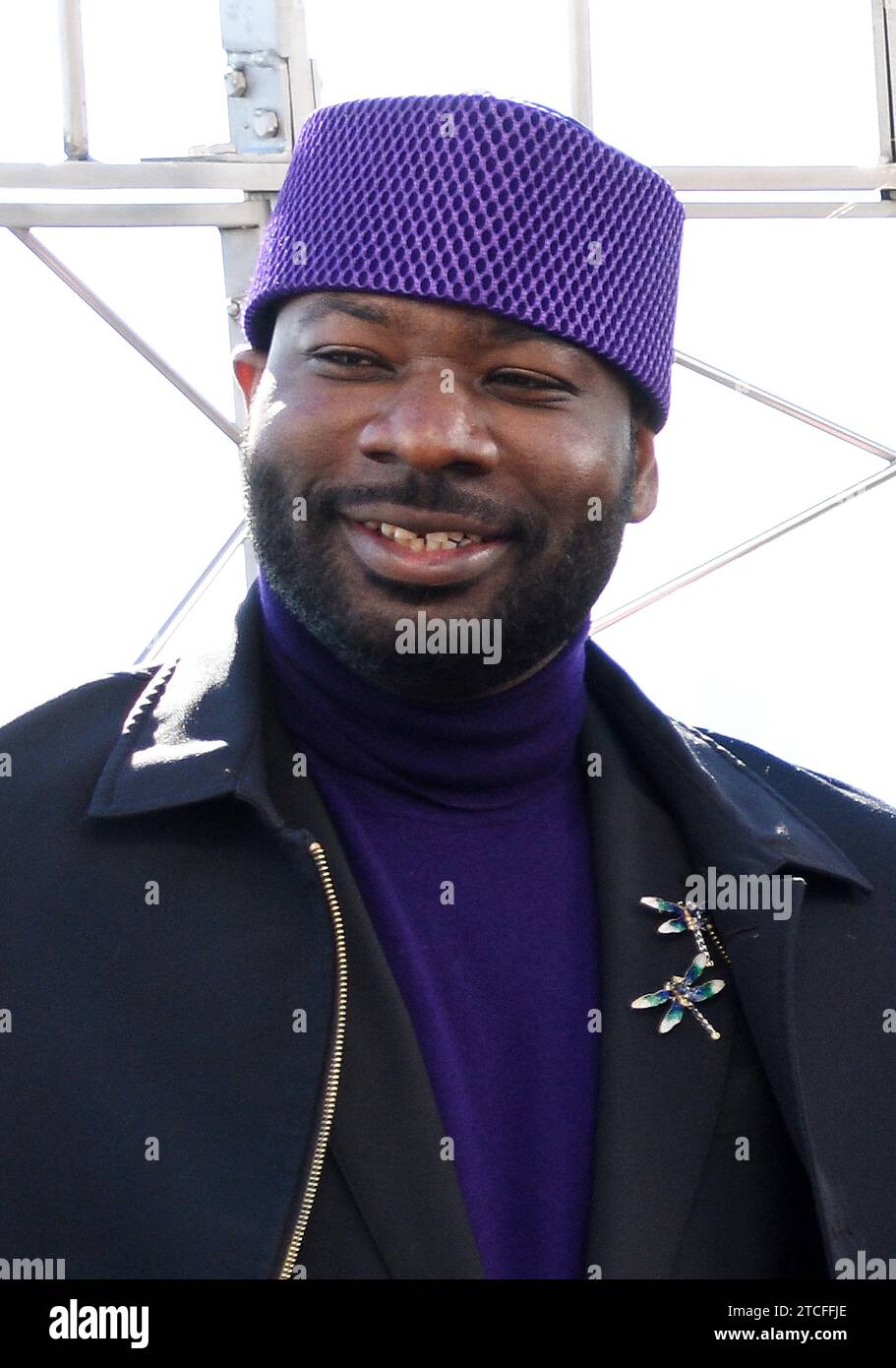 New York, NY, USA. 12th Dec, 2023. Blitz Bazawule pictured as the cast ...