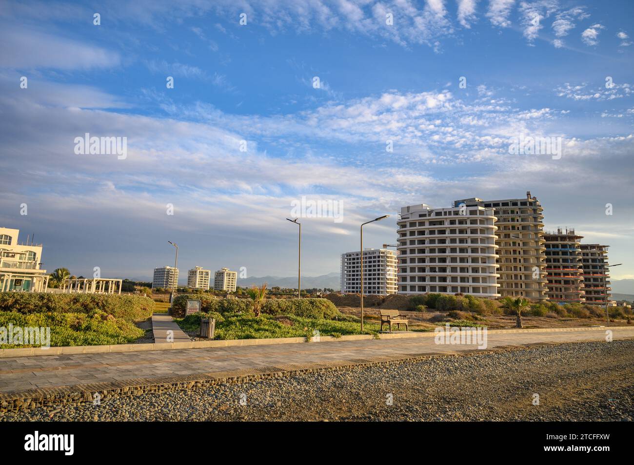 construction of a residential complex on the Mediterranean coast 15 ...