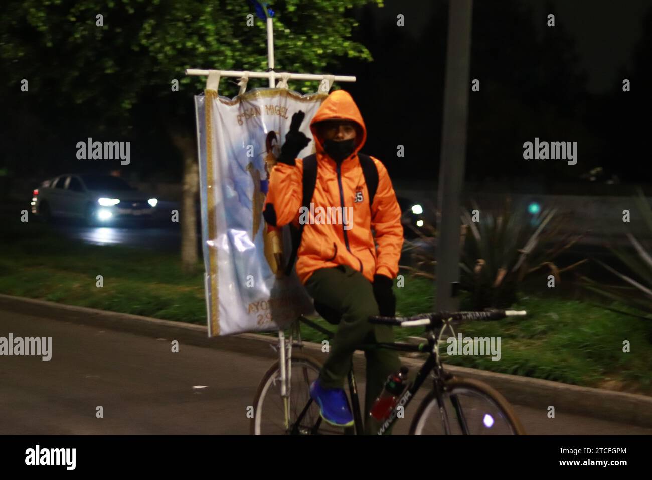 December 12, 2023 in Mexico City, Mexico.- Pilgrims from several states ...