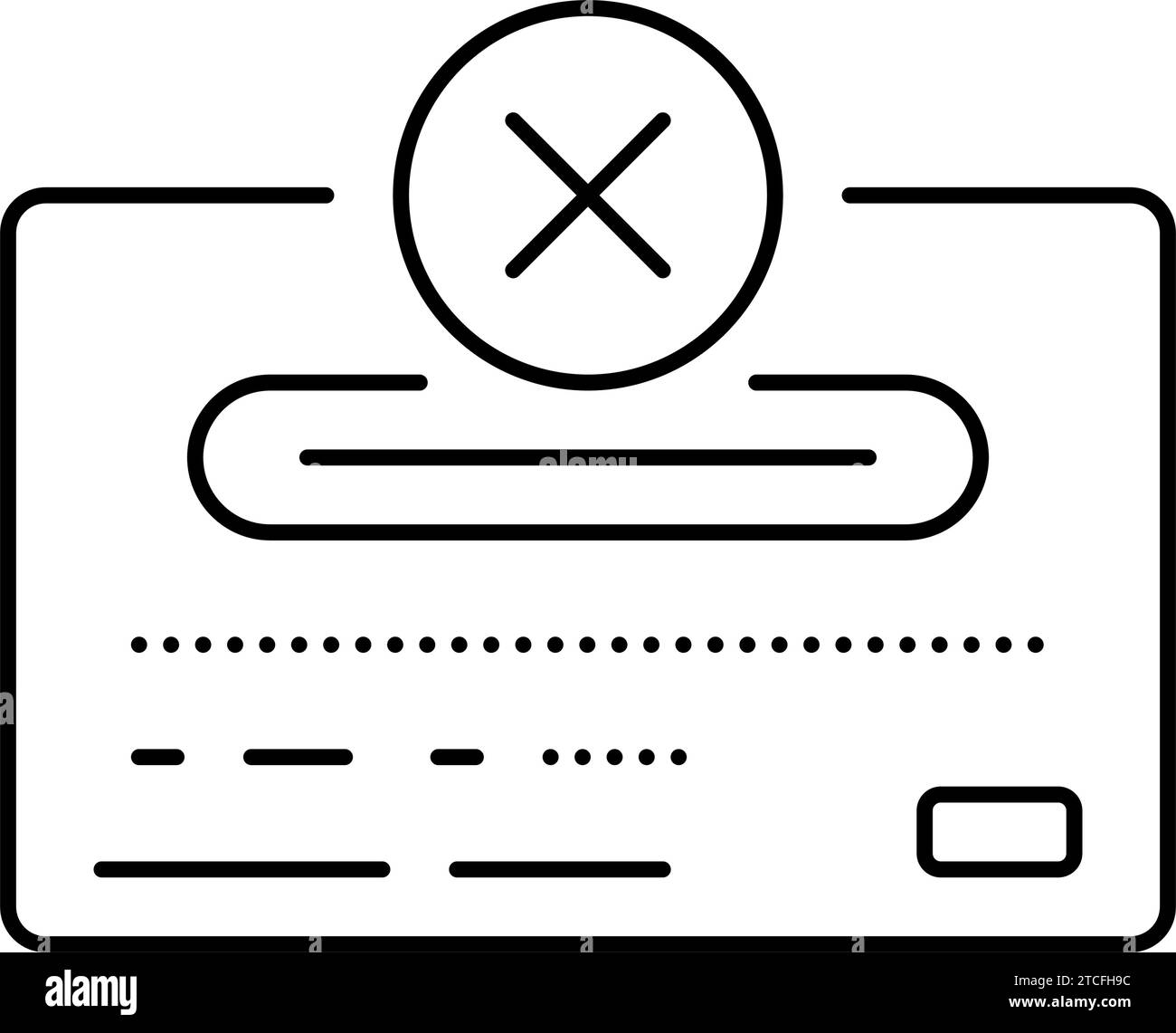 Card declined store hi-res stock photography and images - Alamy