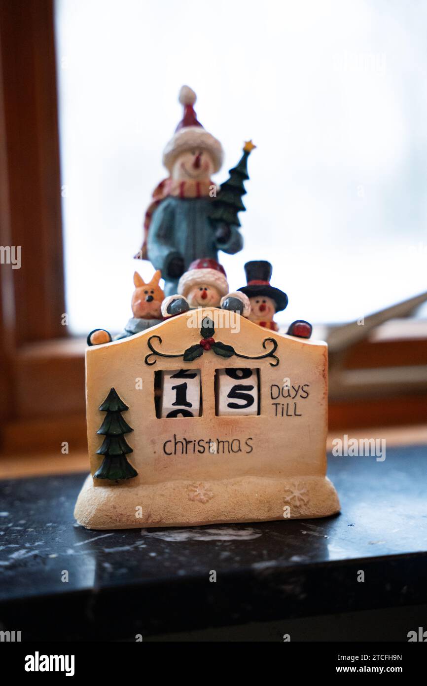 Christmas Count Down Stock Photo - Alamy