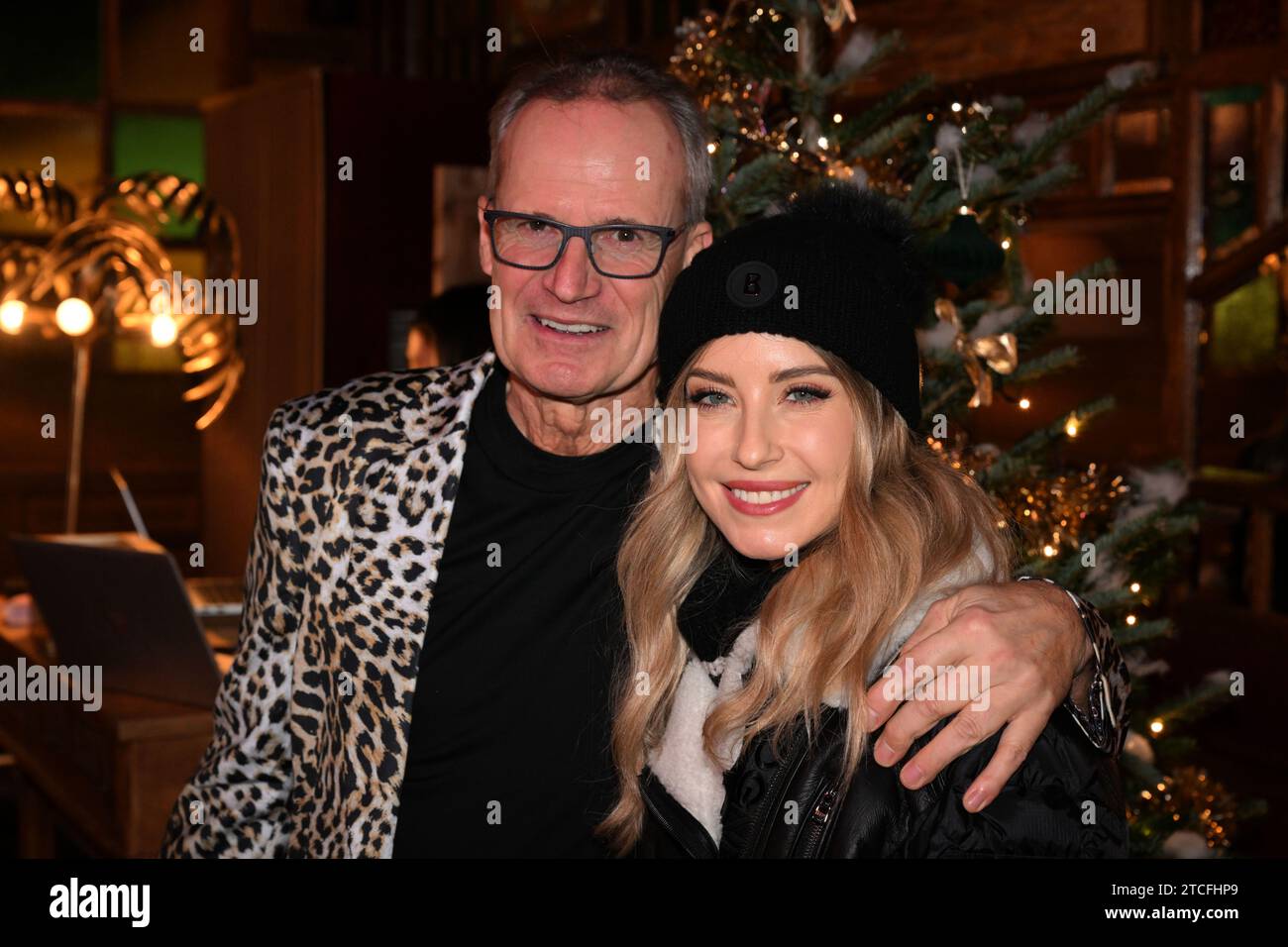 Munich, Germany. 12th Dec, 2023. Cathy Hummels and her father Fredi ...