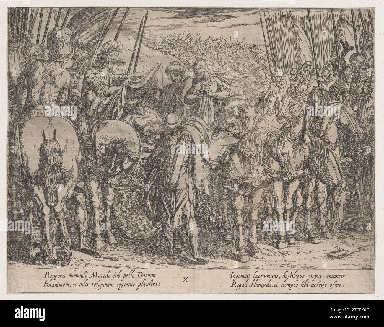 Plate 10: Alexander Finding the Body of Darius, from "The Deeds of ...