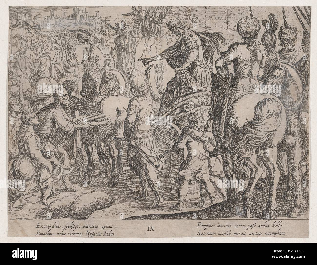 Plate 9: Alexander's Triumphal Entry into Babylon, from "The Deeds of ...