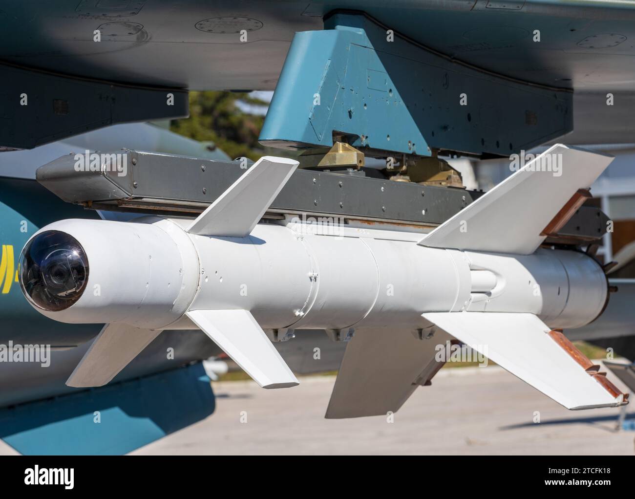 Air to ground guided missile Stock Photo - Alamy