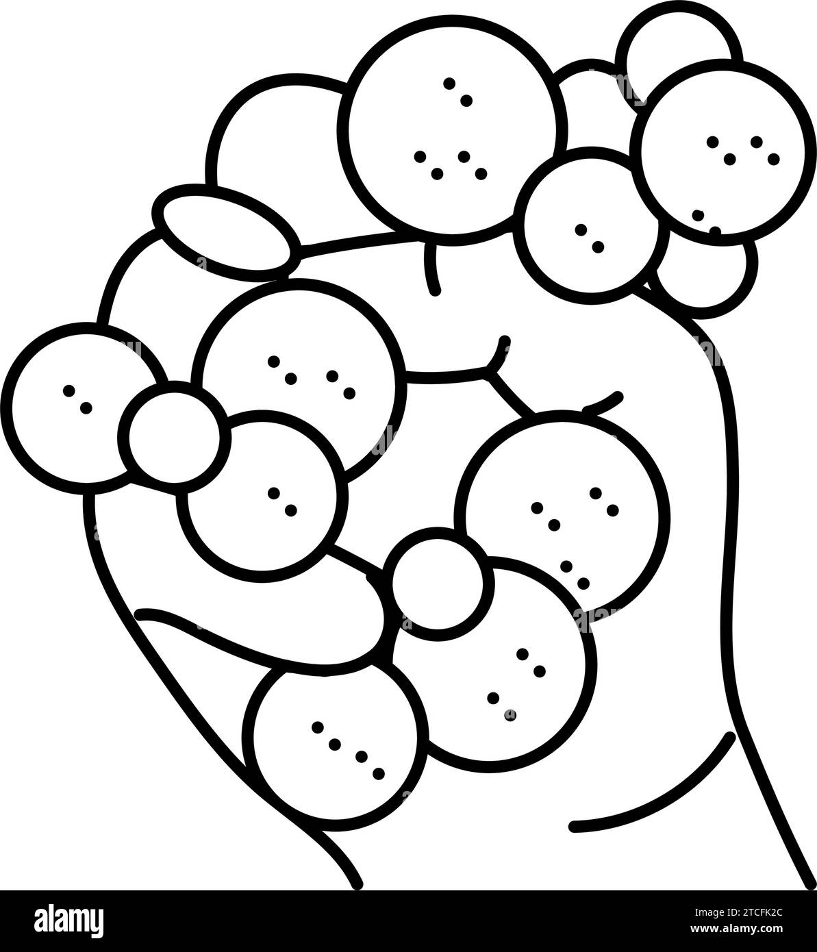 squeeze toy fidget line icon vector illustration Stock Vector Image ...