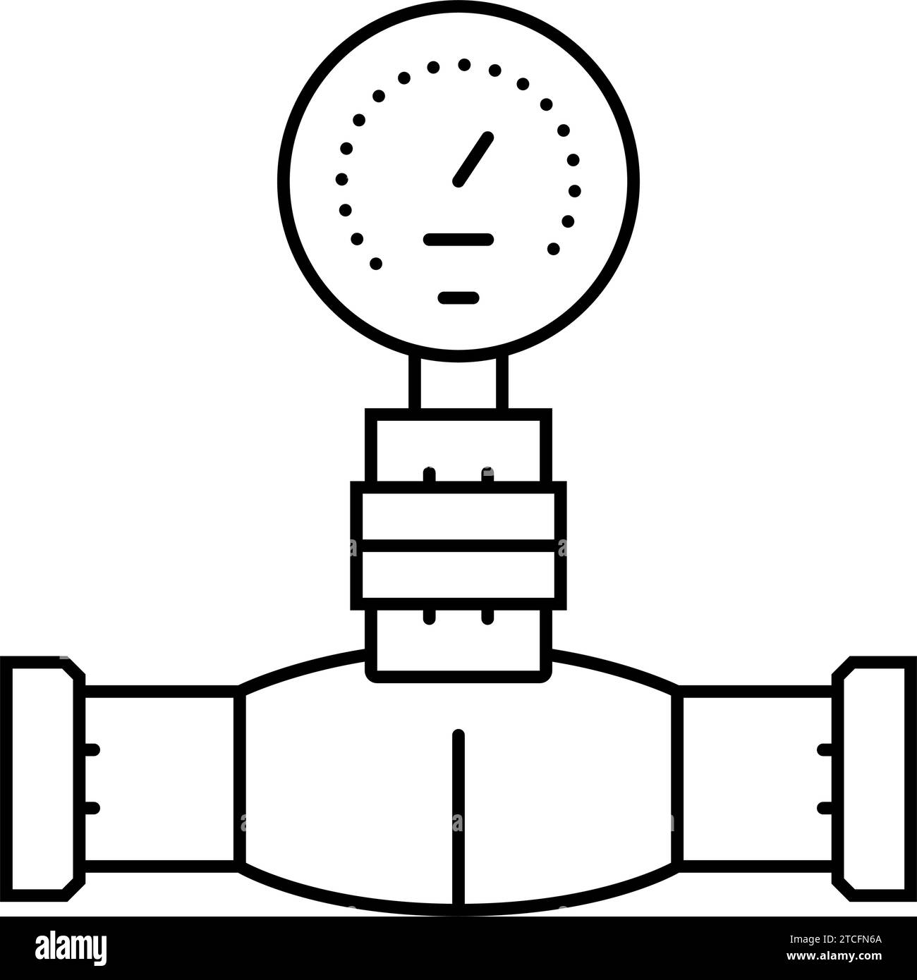 technology pipeline line icon vector illustration Stock Vector Image ...