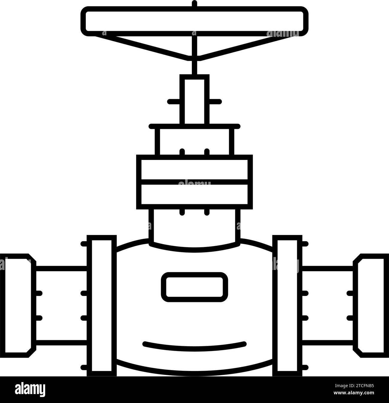 construction pipeline line icon vector illustration Stock Vector Image ...