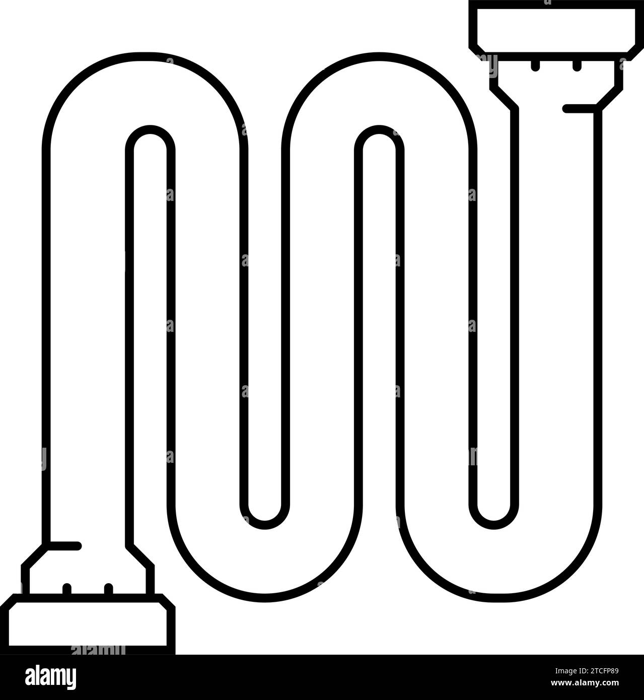power pipeline line icon vector illustration Stock Vector Image & Art ...