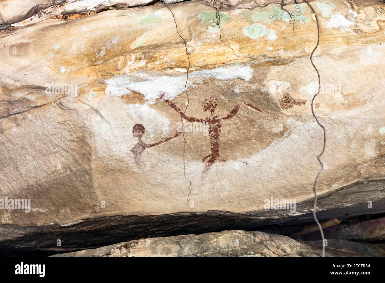 Wat Khao Chan Ngam(Wat Loet Sawat), Prehistoric rock paintings site ...