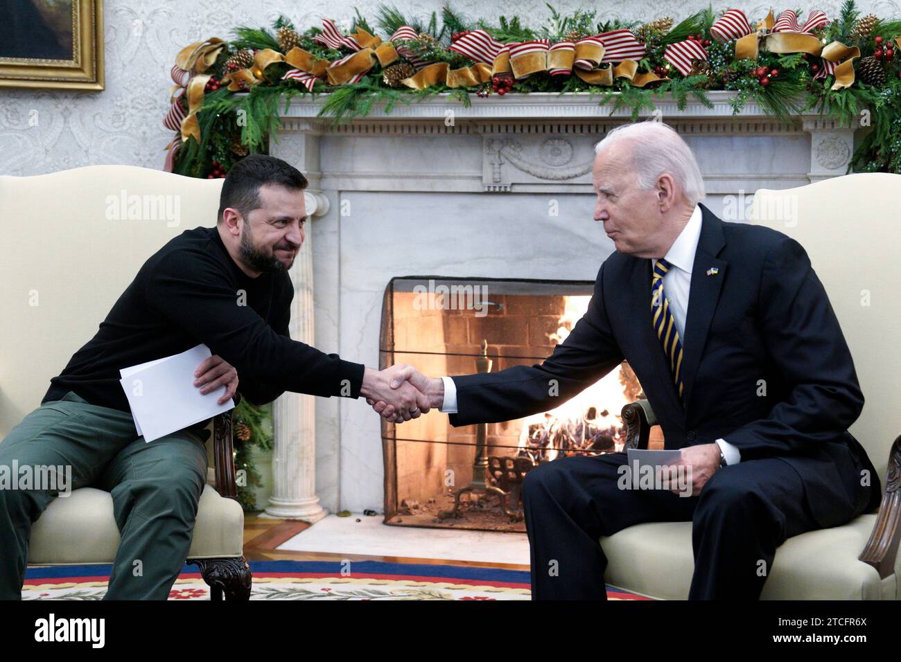 US President Joe Biden meets with Ukrainian President Volodymyr ...
