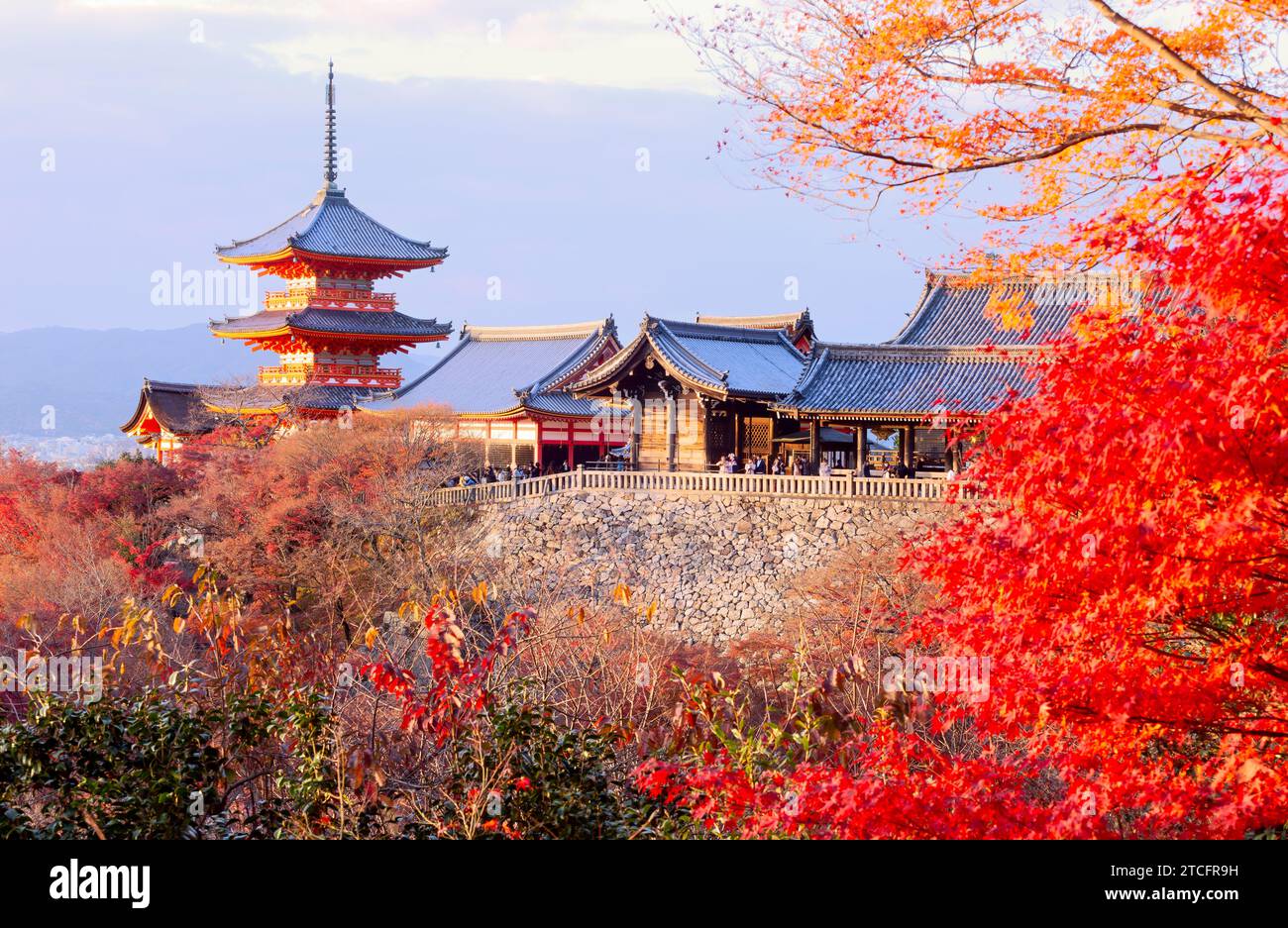 Autumn Color at Kiyomizu-dera Temple in Kyoto, Japan Stock Photo - Alamy