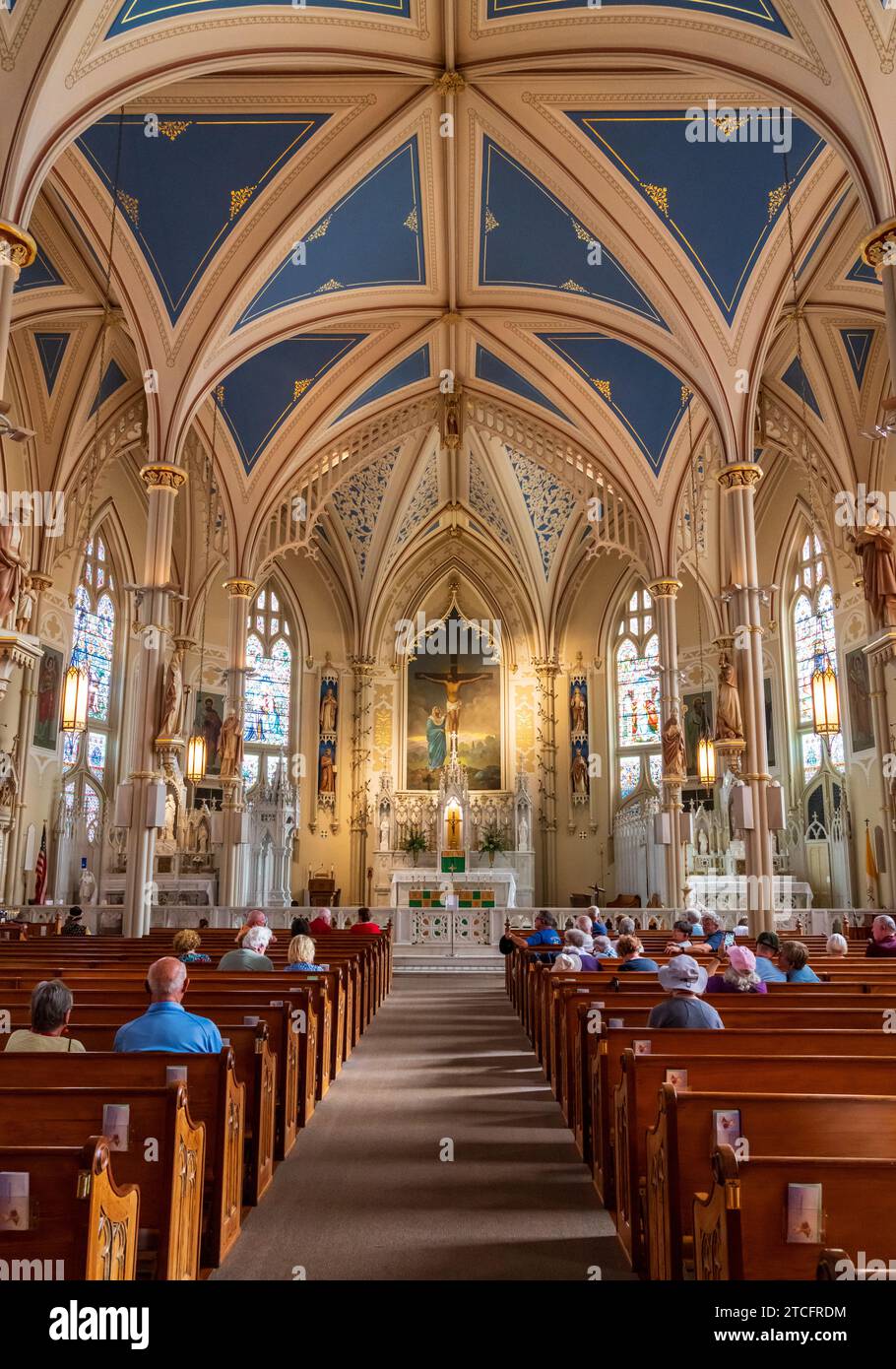 Natchez, MS - 26 October 2023: Interior of St Mary Basilica or ...