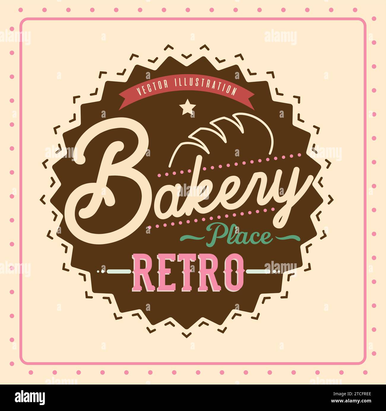 Bread pastry banner vector Stock Vector Images - Alamy