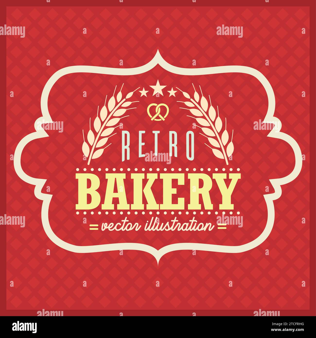 Colored retro bakery shop poster Vector Stock Vector Image & Art - Alamy