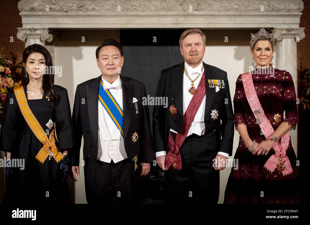 THE HAGUE - First Lady Kim Keon Hee, President Yoon Suk Yeol of the ...