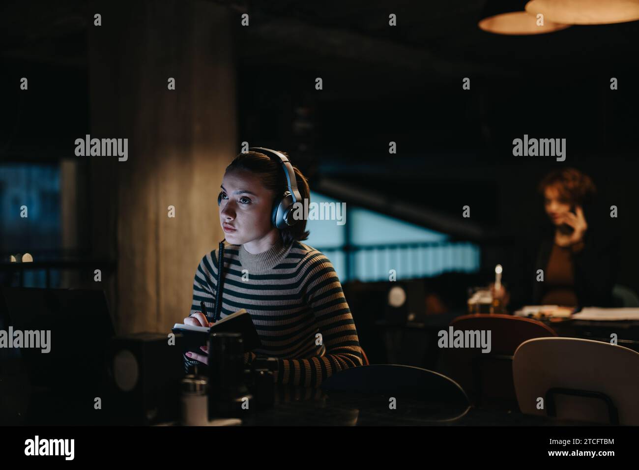 Hardworking and persistent female partners planning and manage projects ...