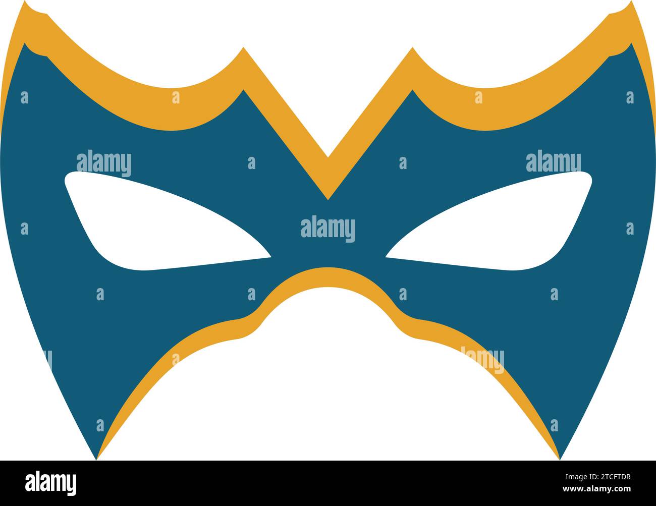 Isolated colored abstract flat superhero mask Vector Stock Vector Image ...